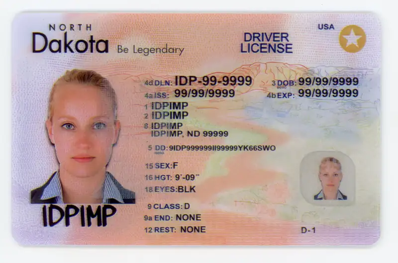 North Dakota Fake ID - Peace Garden Card